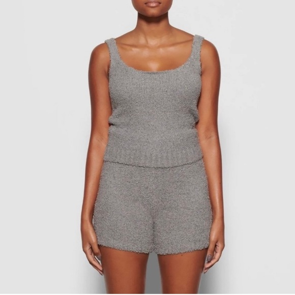 SKIMS | Tops | Skims Cozy Boucle Knit Tank Top | Poshmark